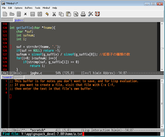 Emacs23.3 for Windows(emacs for gnupack)を使う - itouhiroはてなブログ