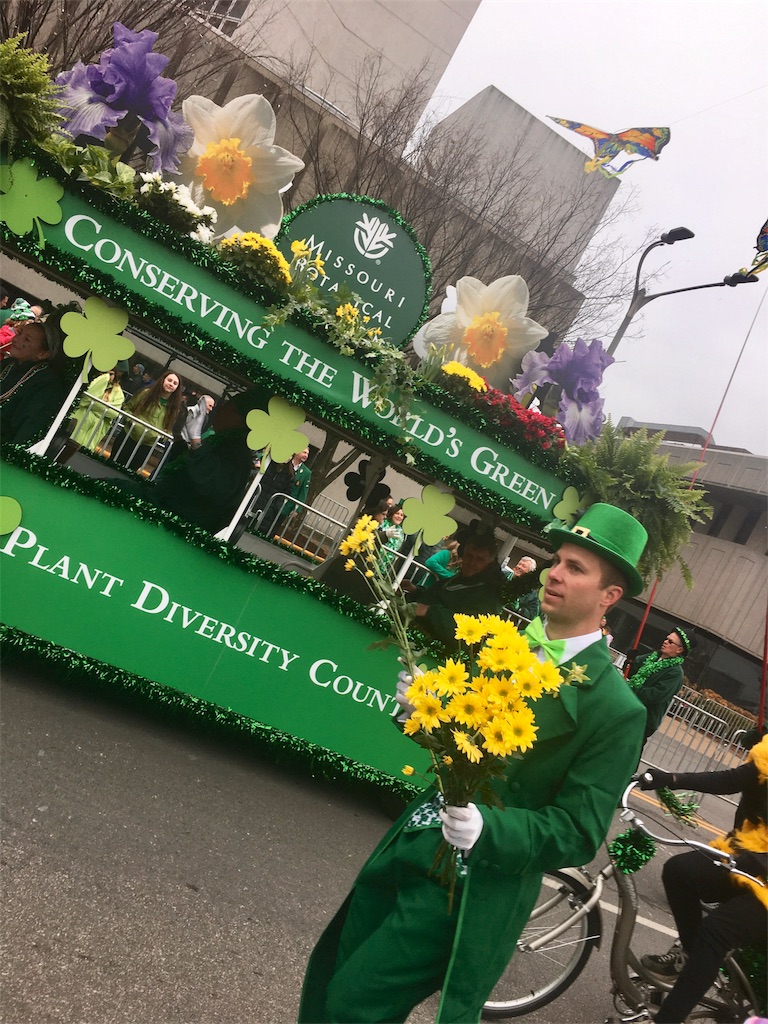 街は緑色に染まり、人々は賑やかになる - St. Louis Roll セントルイス・ロール