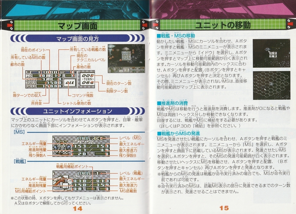 『SDガンダム GNEXT』1995年／スーパーファミコン - レトロゲームの説明書保管庫