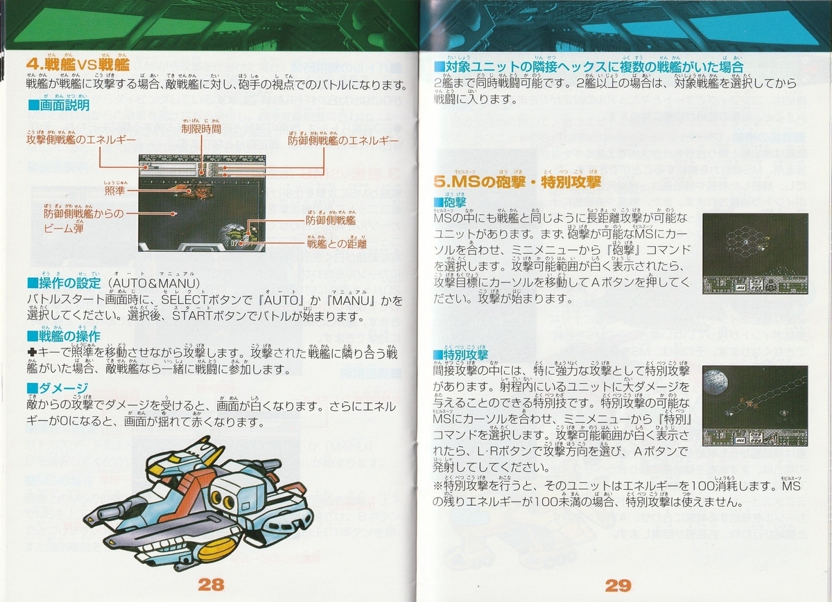 『SDガンダム GNEXT』1995年／スーパーファミコン - レトロゲームの説明書保管庫