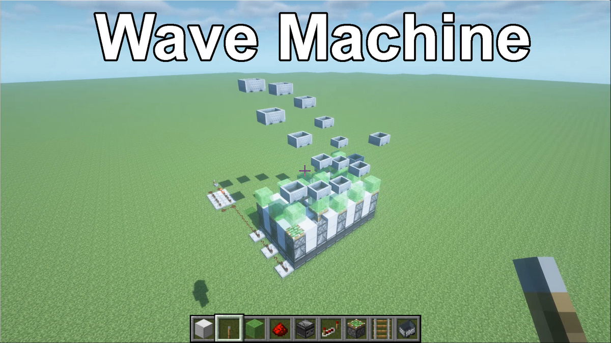 【マイクラ1.21】ウェーブマシンの作り方 - Minecraft Wave Machine【マインクラフト/建築/便利装置】 - じゃがいも ...