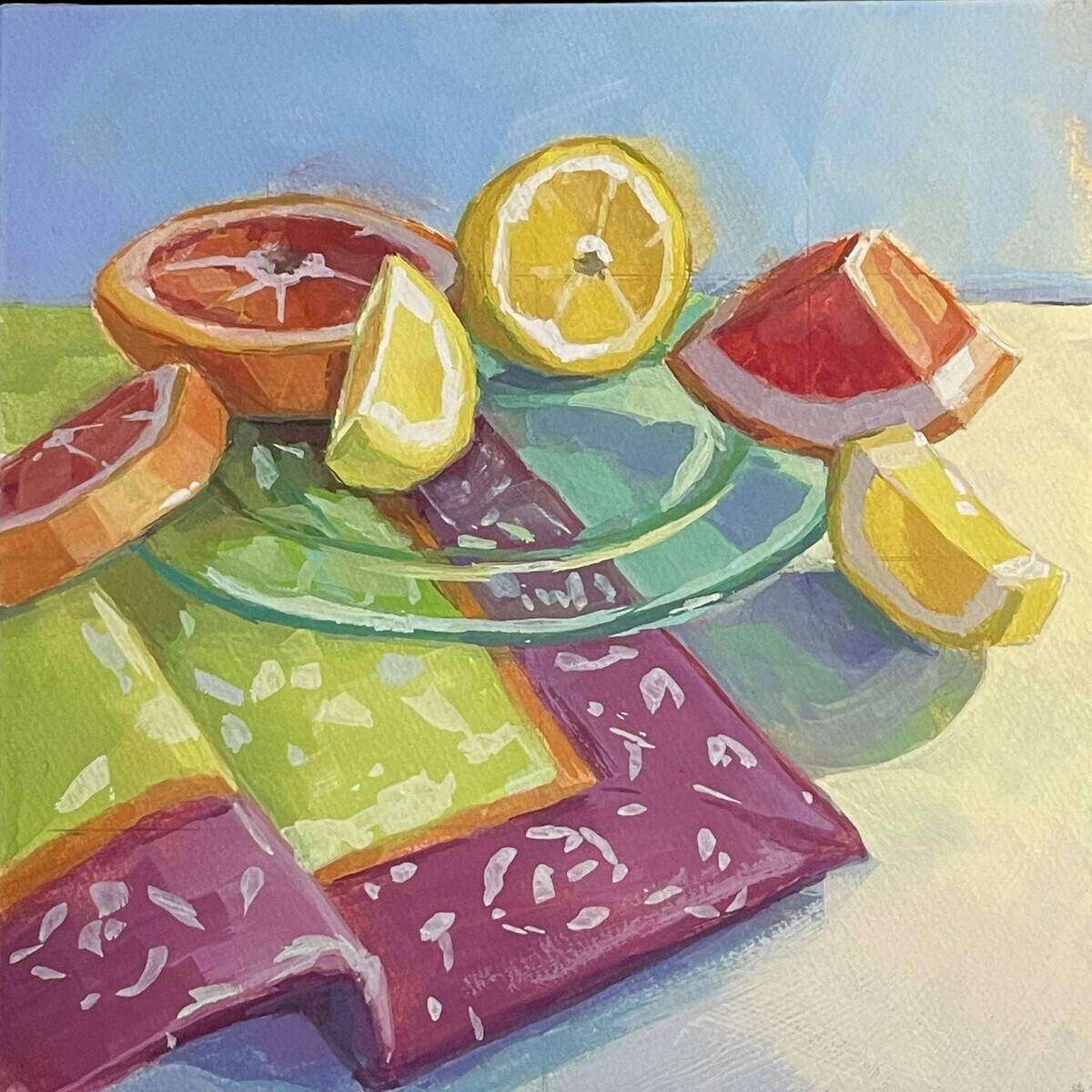 Domestika Vicki McGrath先生の鮮やかな静物画 - 桃蝶画房