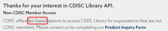 CDISC Library API - 我輩はブロガーではない。ネタもまだない