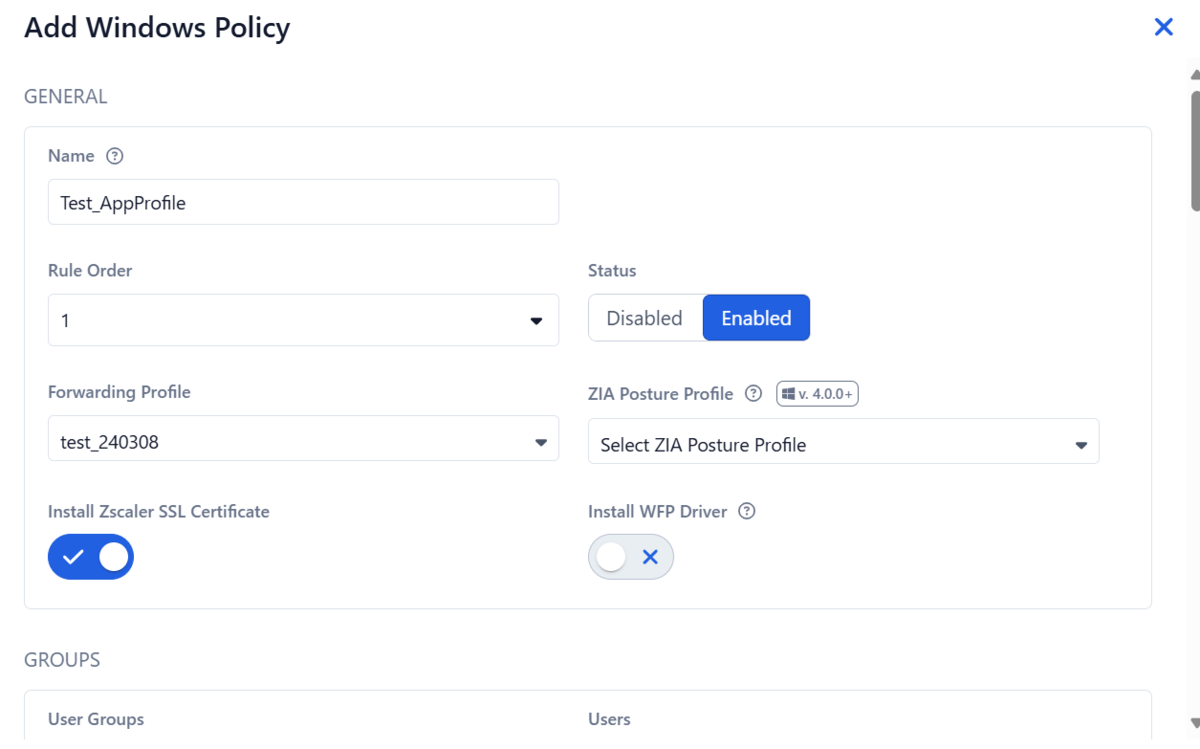 Zscaler導入の第一歩：App ProfileとForwarding Profileの役割・作り方 - JBS Tech Blog