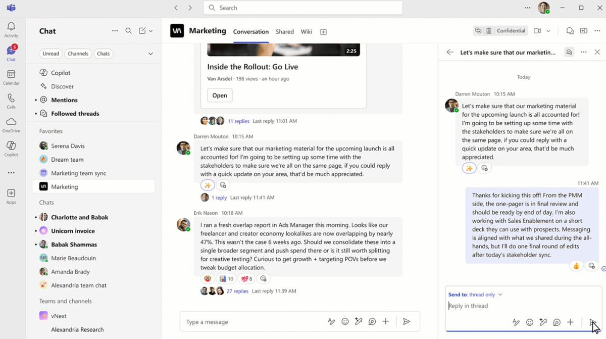 Teams：チャネル用の新しいスレッドレイアウトオプションの紹介 - JBS Tech Blog