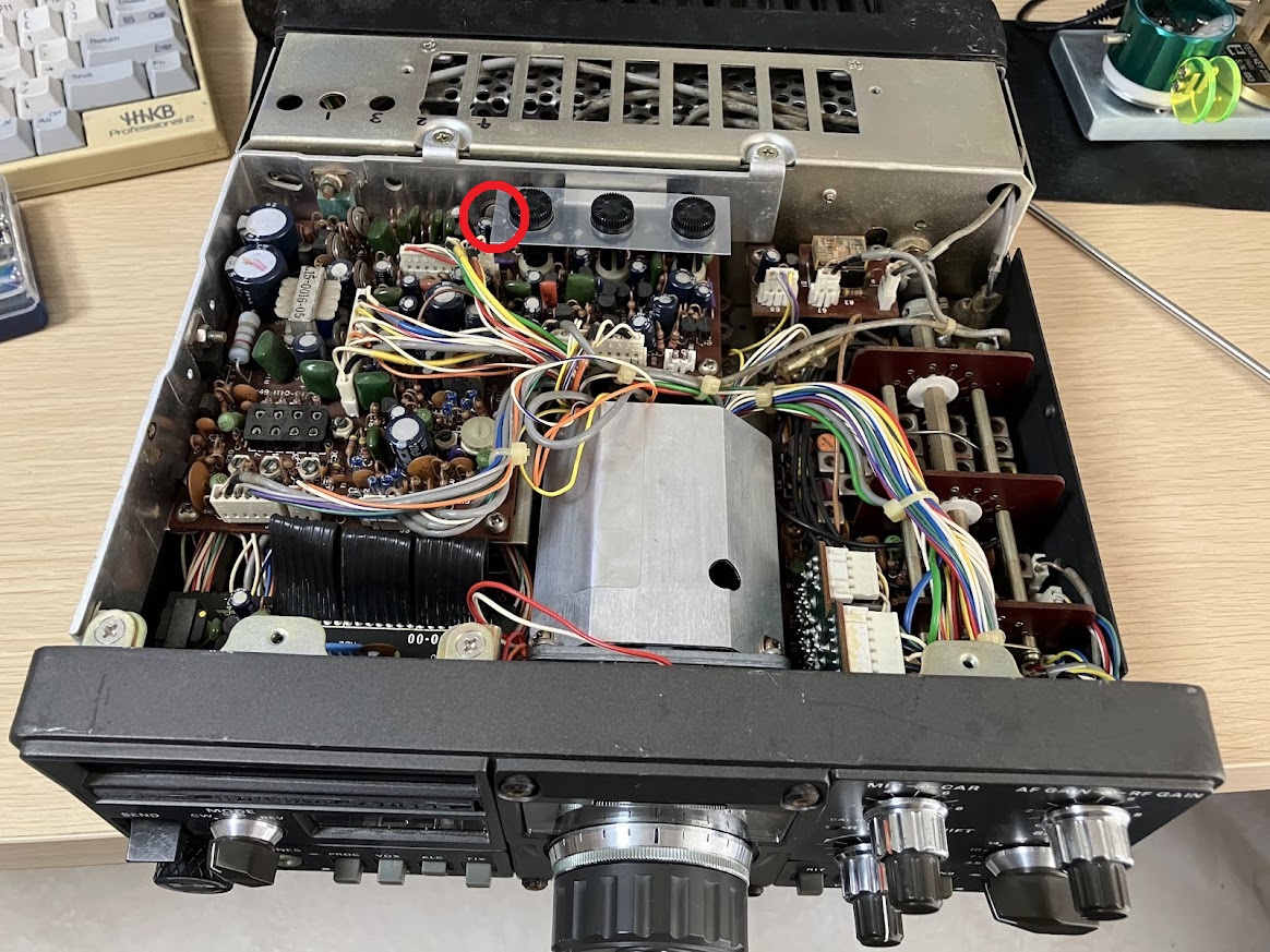 TS-130S サイドトーン音量調整 - アマチュア無線局 JF0RRH