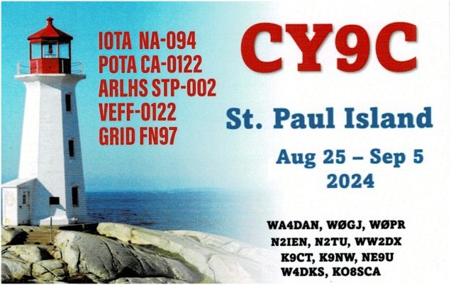 新着QSL － CY9C － - CQ DE JF3PLF