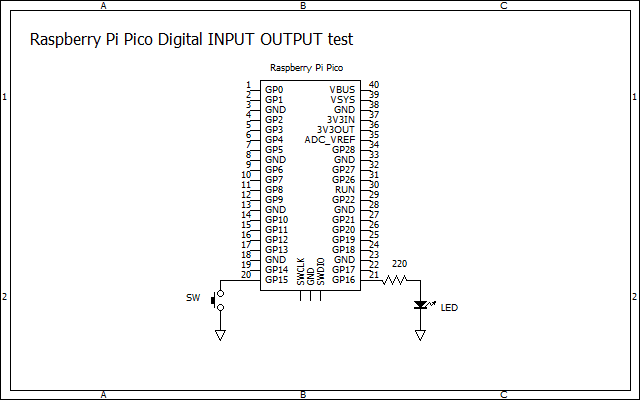 Raspberry Pi Pico MicroPython Digital I/O テスト - JH7UBCブログ
