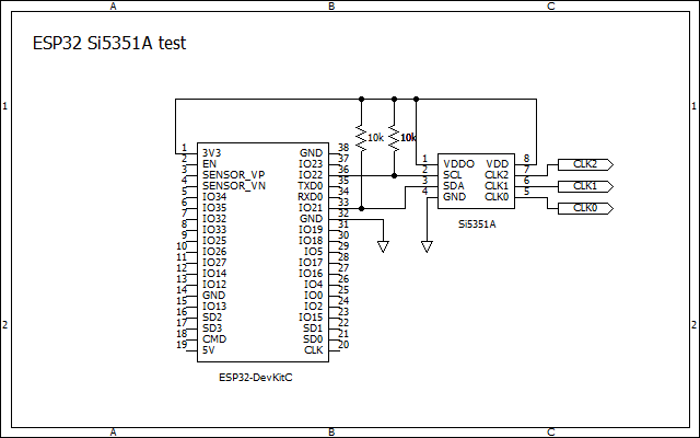 ESP32 Si5351A テスト - JH7UBCブログ