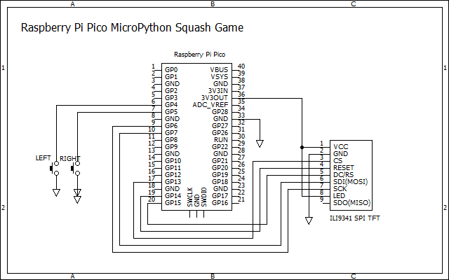 Raspberry Pi Pico MicroPython スカッシュゲーム - JH7UBCブログ