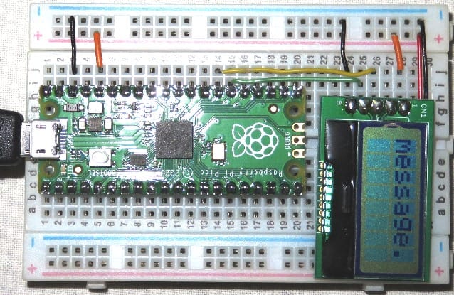 Raspberry Pi Pico CircuitPython I2C scaner とI2C LCD AQM0802A表示テスト - JH7UBCブログ
