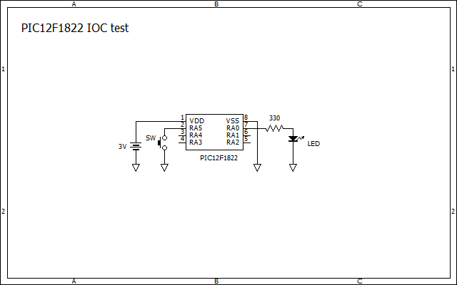 PIC12F1822 MCC IOC テスト - JH7UBCブログ