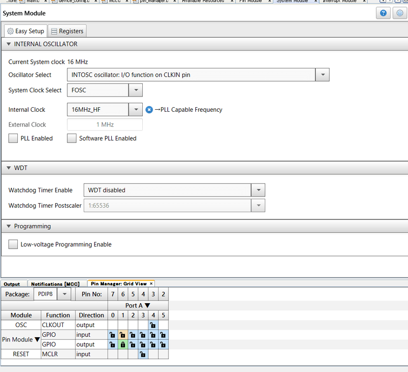 MPLAB X MCCを使ってみる - JH7UBCブログ