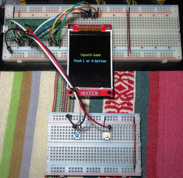 Raspberry Pi Pico MicroPython スカッシュゲーム - JH7UBCブログ
