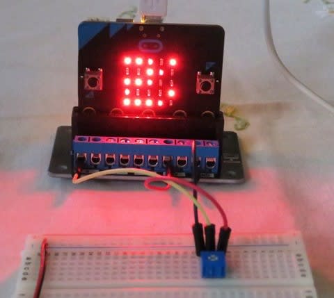 micro:bit MicroPython analog INPUT テスト - JH7UBCブログ