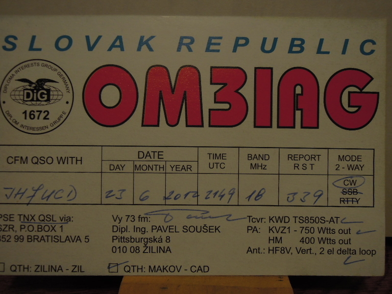 DX QSL CARD 2017 - jh7ucd43’s blog