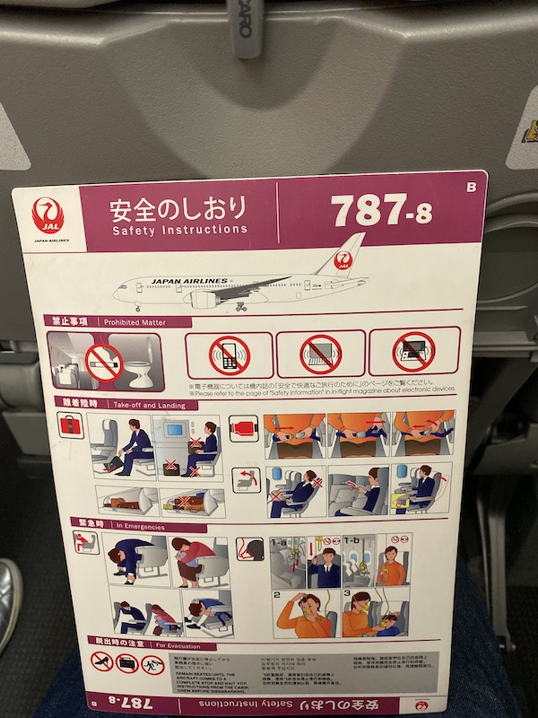 JAL 日本航空 JL745 成田-マニラ フライト日記 機材、機内食を紹介 - 自宅警備員のゆる〜いブログ