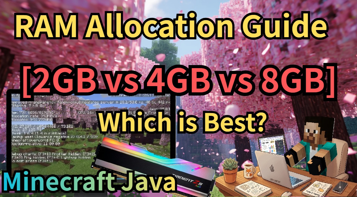 【Minecraft Java】Allocating RAM: Is 2GB, 4GB, 8GB, or 12GB Correct ...