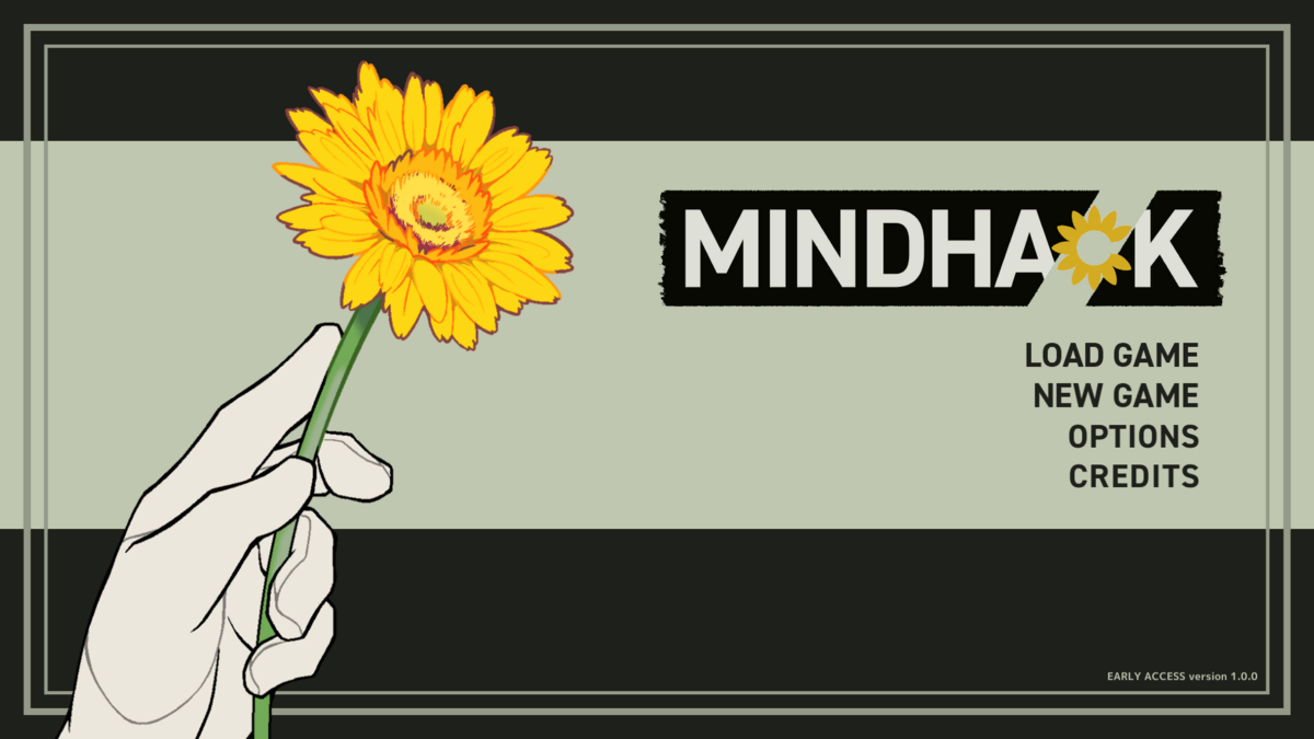 ゲームレビュー：MINDHACK アーリーアクセス版 タイピングで悪人の頭をお花畑に変えてしまう明るいディストピア - ごはんと同じくらい大事なもの