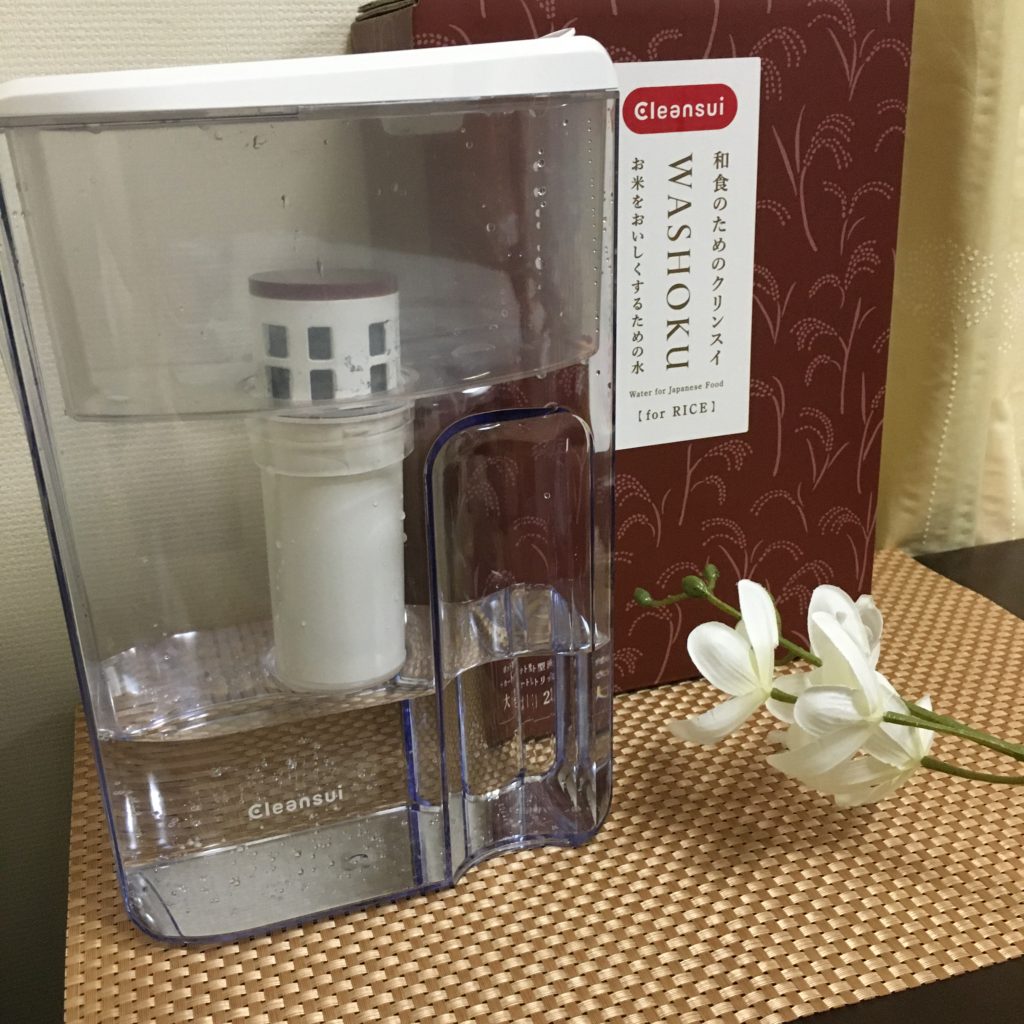 水でお米が美味しくなる！クリンスイポット型 浄水器JP407-R - jobsp’s diary