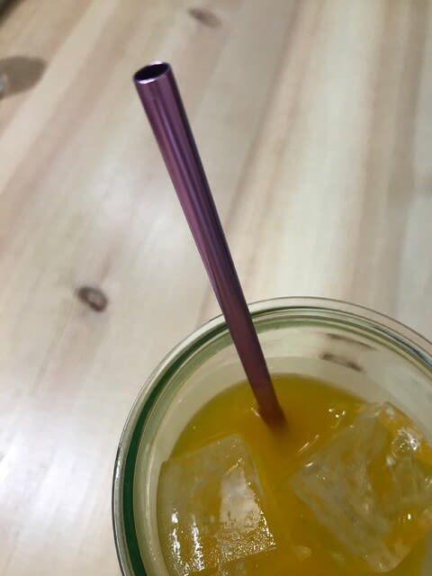 スチール製のストロー A stenless steal strrow - jocolamer’s diary