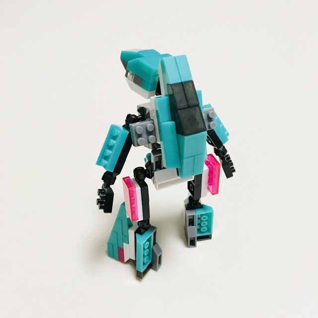 【100均ブロック】小さなLEGO風ブロック #81《PETIT BLOCK》ROBOT BUILDER'S／Type:02／JET ジェット ...