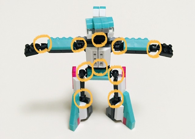 【100均ブロック】小さなLEGO風ブロック #81《PETIT BLOCK》ROBOT BUILDER'S／Type:02／JET ジェット ...