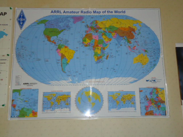 オークション：ARRL Amateur Radio Map of the World (Robinson) DXCC 用 地図 ...