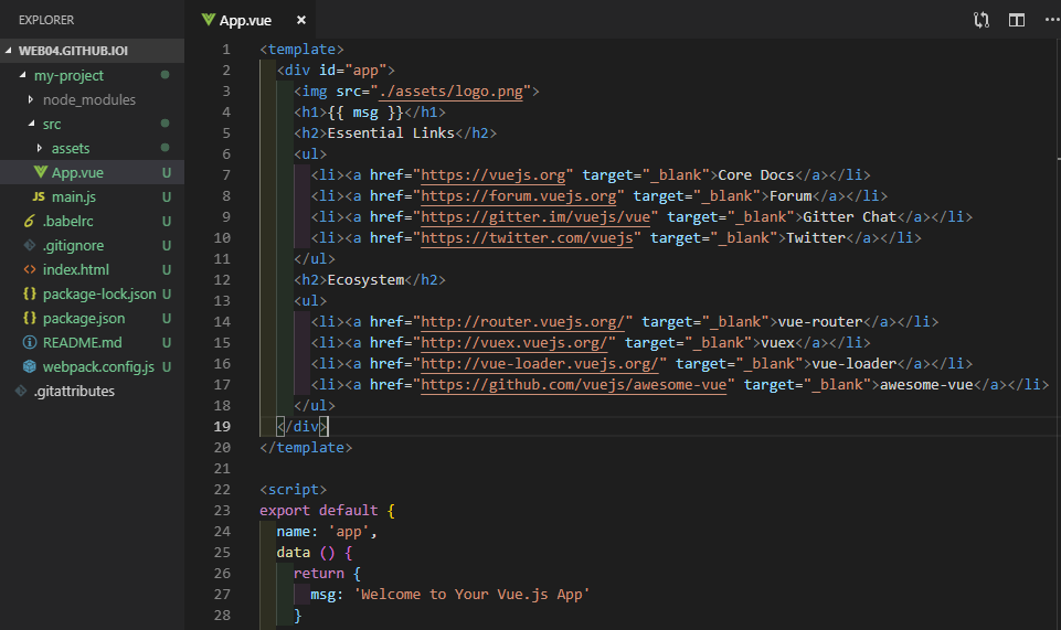 Bootstrap 4＋Vue.jsの始め方、～構築手順編～ - JUN-NIKKI