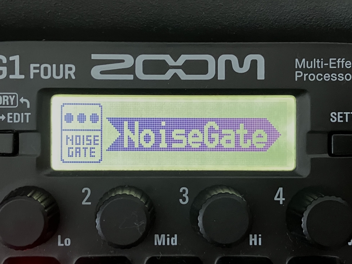 ZOOM G1 FOUR ファズの音作りの方法【手順あり】 - エフェクターノート