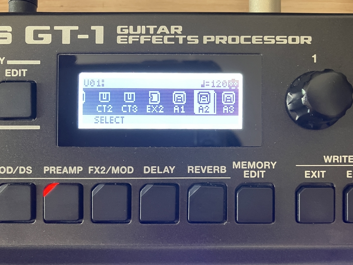 【BOSS GT-1の使い方】CTL1スイッチでPREAMPとOD/DSを切り替える方法【手順あり】 - エフェクターノート