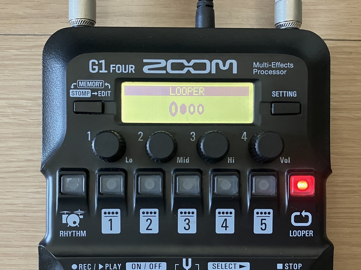 【ZOOM G1 FOURの使い方】ルーパー機能はリズムマシンとの併用が便利！ - エフェクターノート