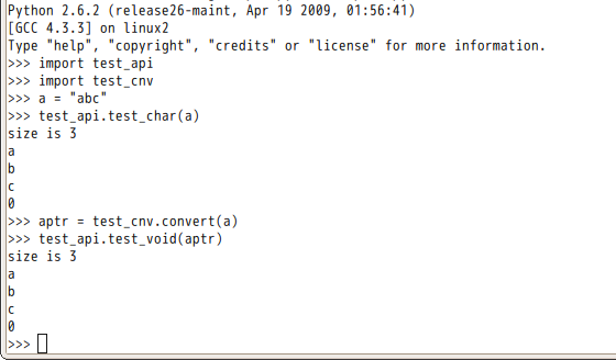 【Python】【SWIG】Python文字列をvoid*引数に渡す方法 - プログラマーのメモ書き