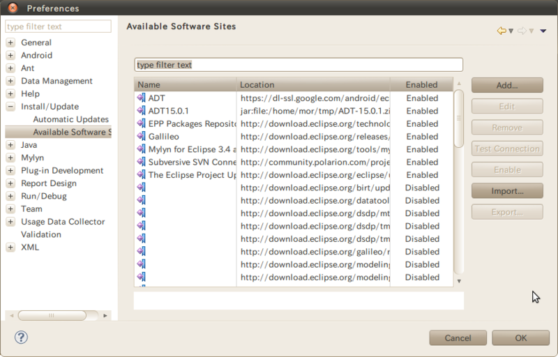 【Android】 ADT, eclipse アップデート(3.5 -> 4.2) - プログラマーのメモ書き