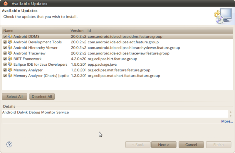 【Android】 ADT, eclipse アップデート(3.5 -> 4.2) - プログラマーのメモ書き