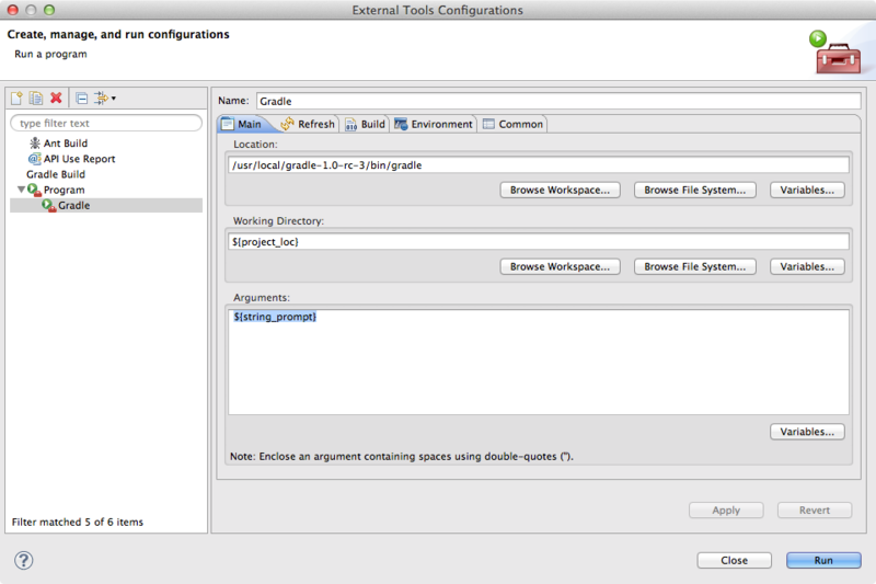 EclipseからGradleを実行する - Jupitris on Laboratory