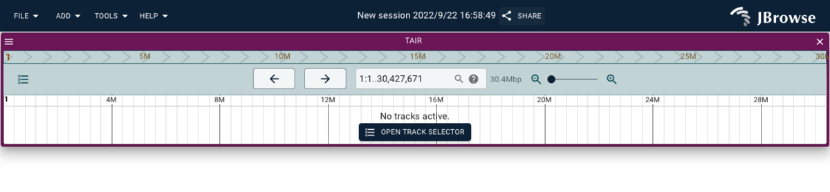 Macにnode.jsを入れてJbrowse2 webを動かす - kuroの覚え書き