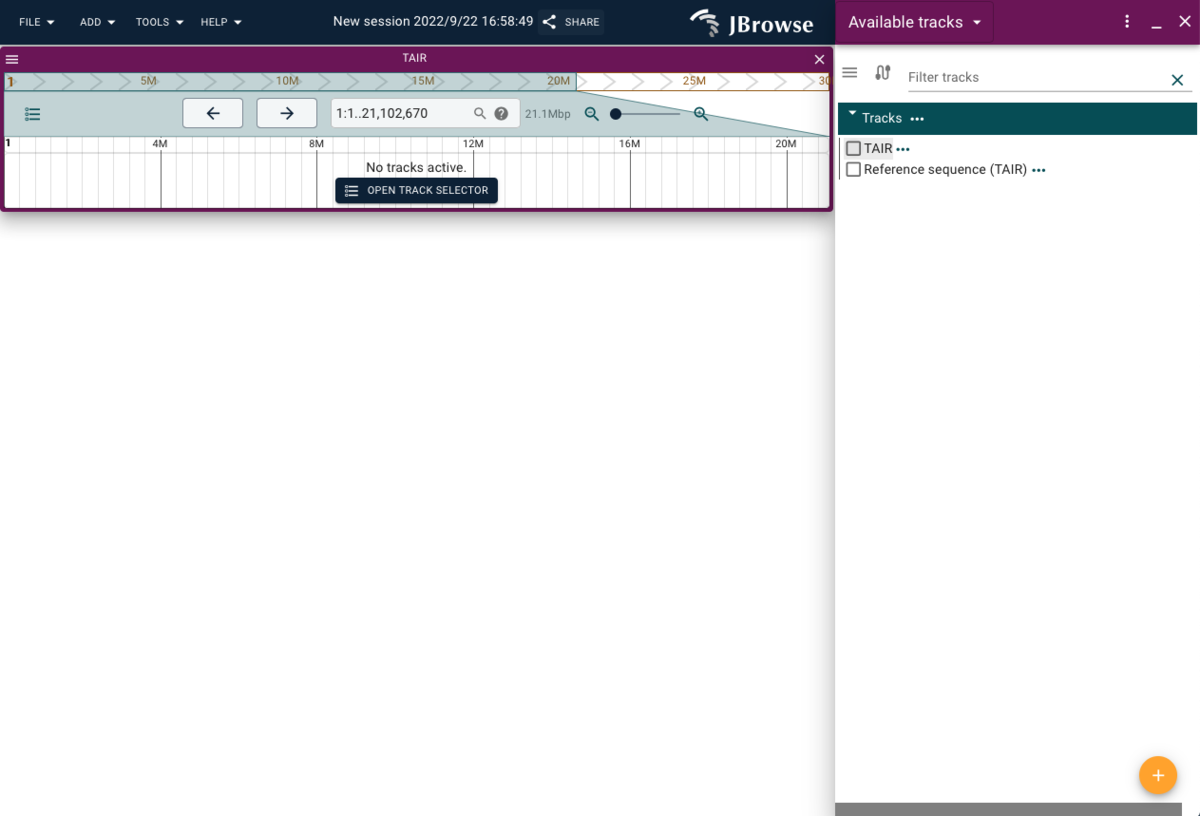 Macにnode.jsを入れてJbrowse2 webを動かす - kuroの覚え書き