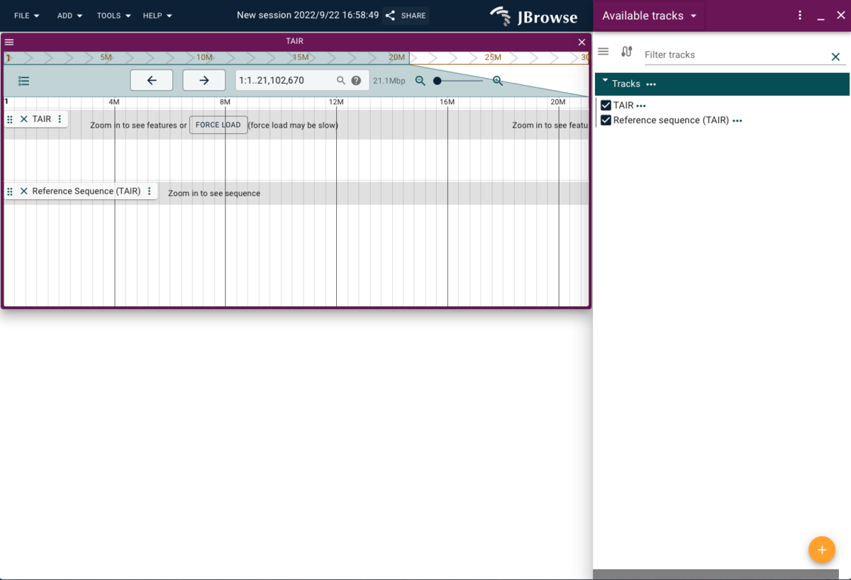 Macにnode.jsを入れてJbrowse2 webを動かす - kuroの覚え書き