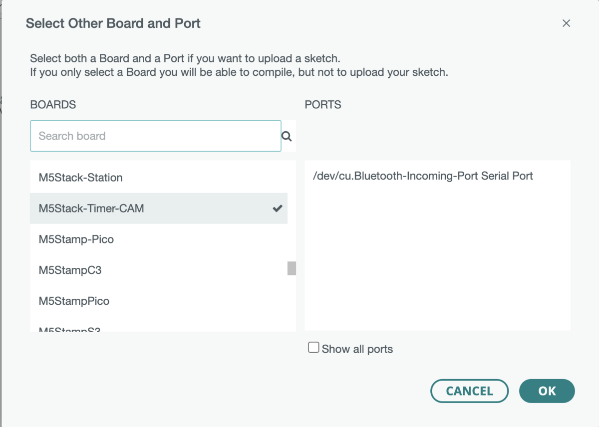 M5 Timer Camera X再び - kuroの覚え書き