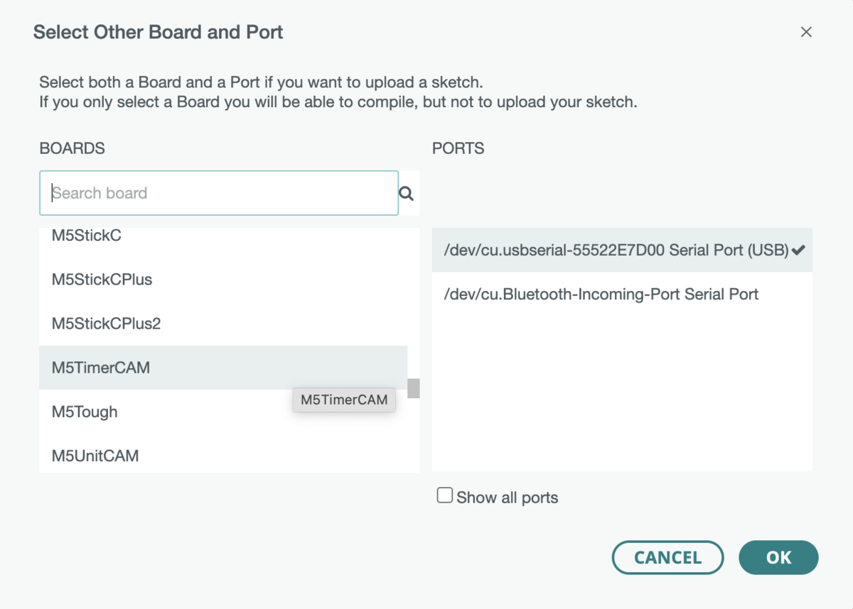 M5 Timer Camera X再び - kuroの覚え書き