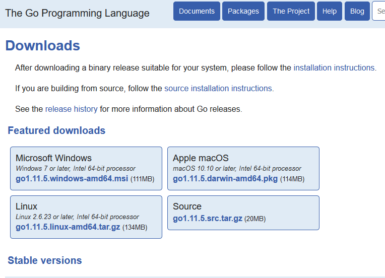 Windows10にてプログラミング言語Goをインストールする - k01ken’s b10g
