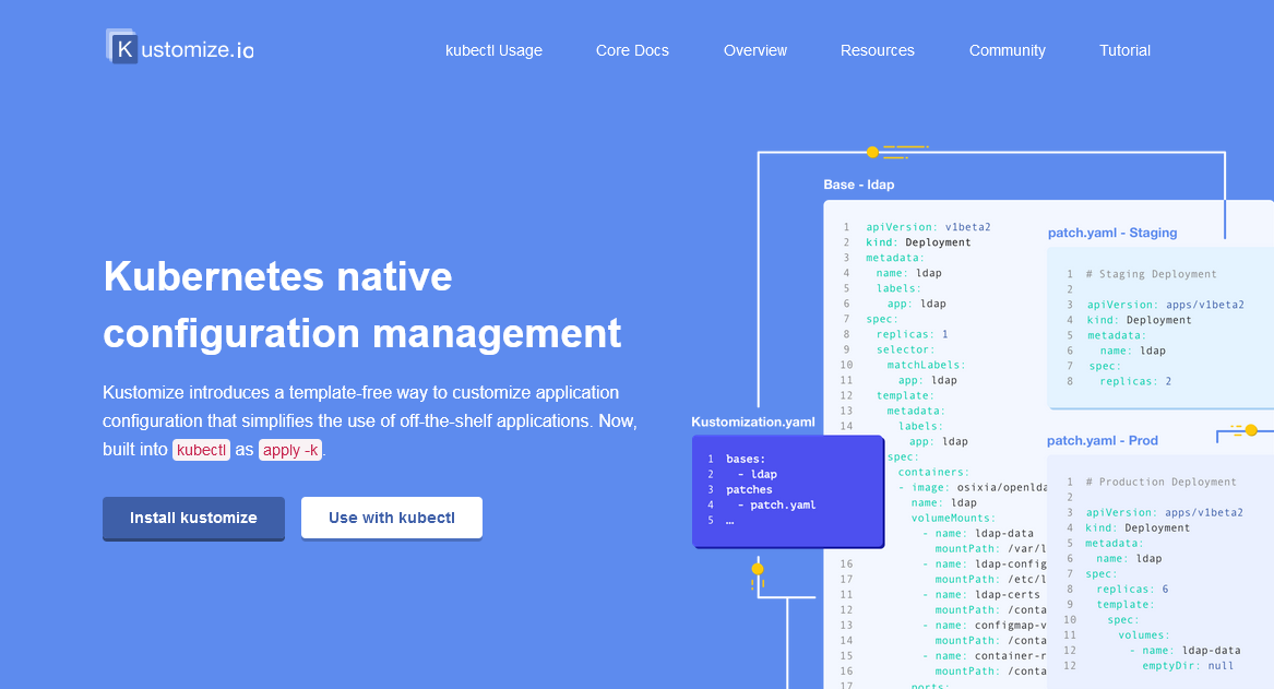 Kustomizeを使ってみる - k01ken’s b10g