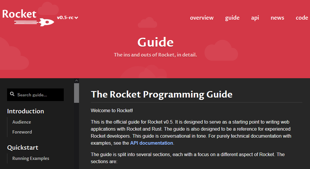 RustのWebアプリケーションフレームワークであるRocketを使ってみる - k01ken’s b10g