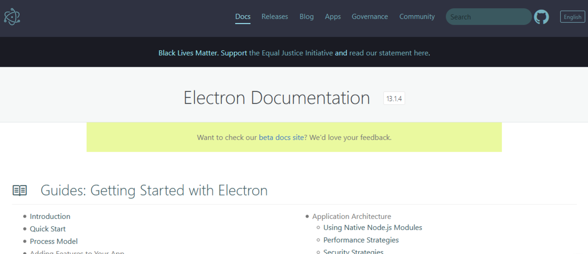 Electronを使ってみる - k01ken’s b10g