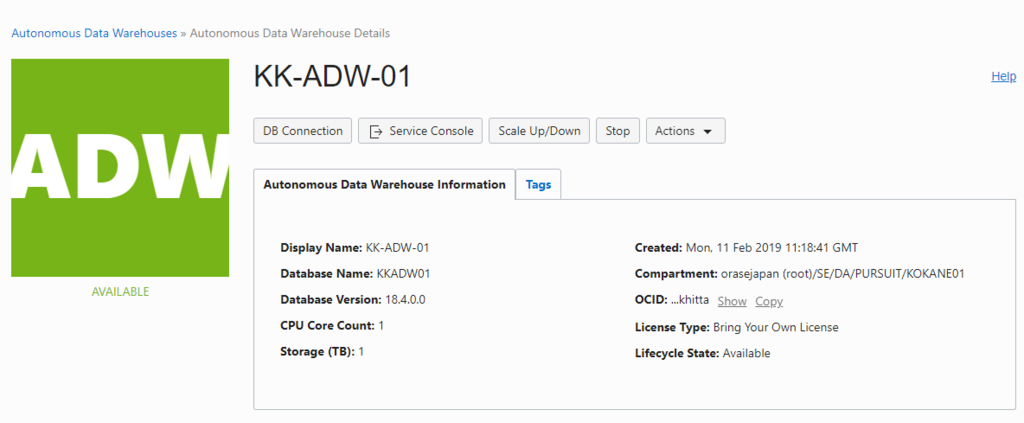 Oracle Instant Client を docker 上で利用して、 ADW へ接続する - きそくただしいせいかつ