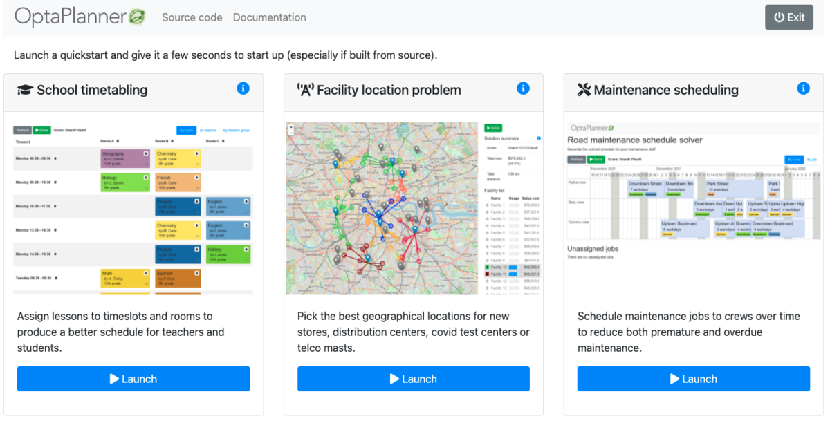 OptaPlanner 8 の新しくなった最適化問題のサンプルを動かしてみる - 赤帽エンジニアブログ