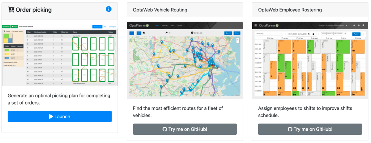 OptaPlanner 8 の新しくなった最適化問題のサンプルを動かしてみる - 赤帽エンジニアブログ