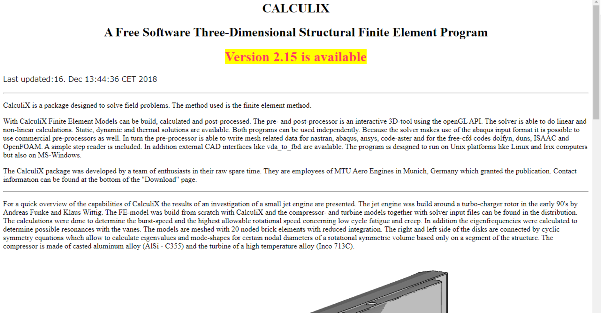 CalculiXを趣味で導入してみる - kaccoxのブログ