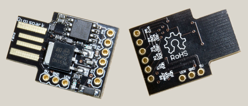 超小型Arduino互換機digisparkが届いた - 記憶は人なり